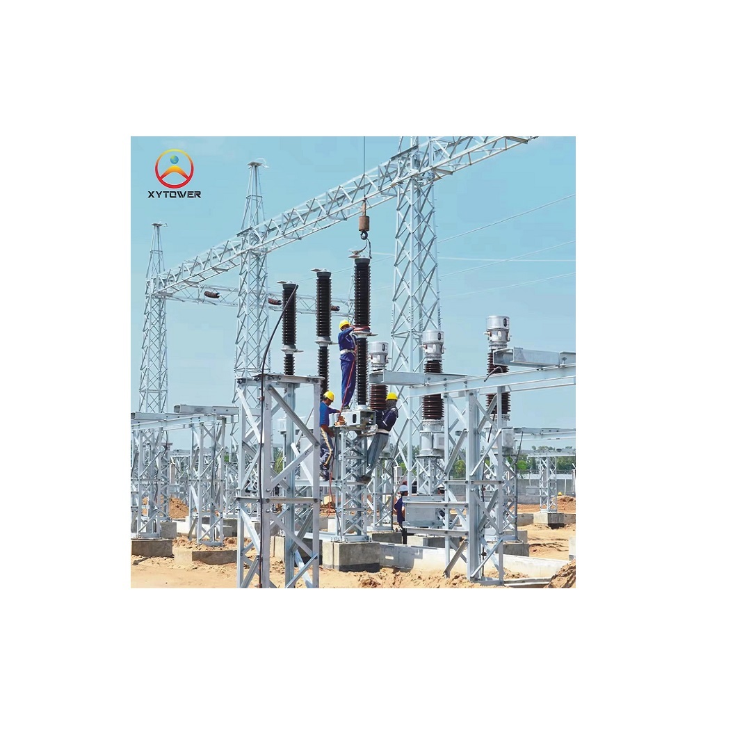 Electrical Power Transmission Angle Steel Substation Transformer Steel ...